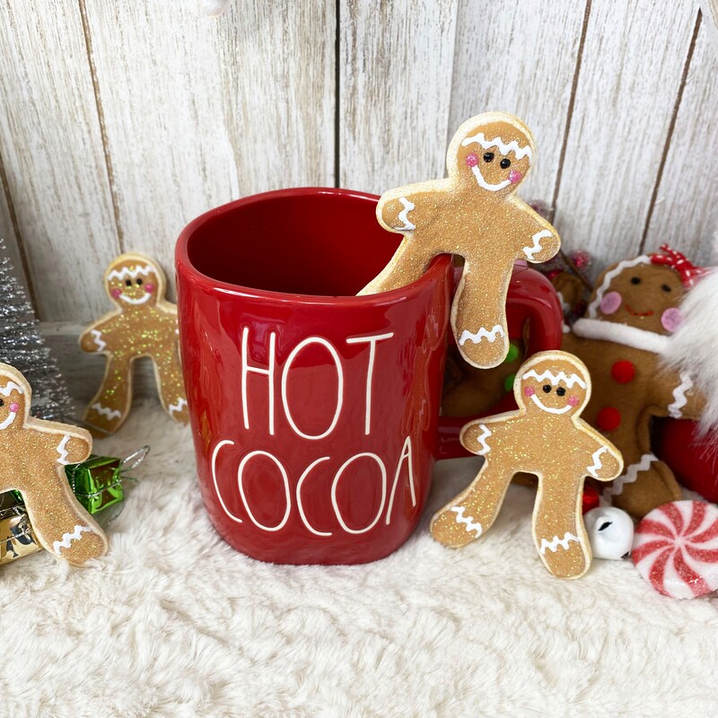 Gingerbread Mug Topper - Etsy