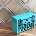 Book Nerd Mini Wood Block Sign I Mini Sign I Tiered Tray Decor - Etsy