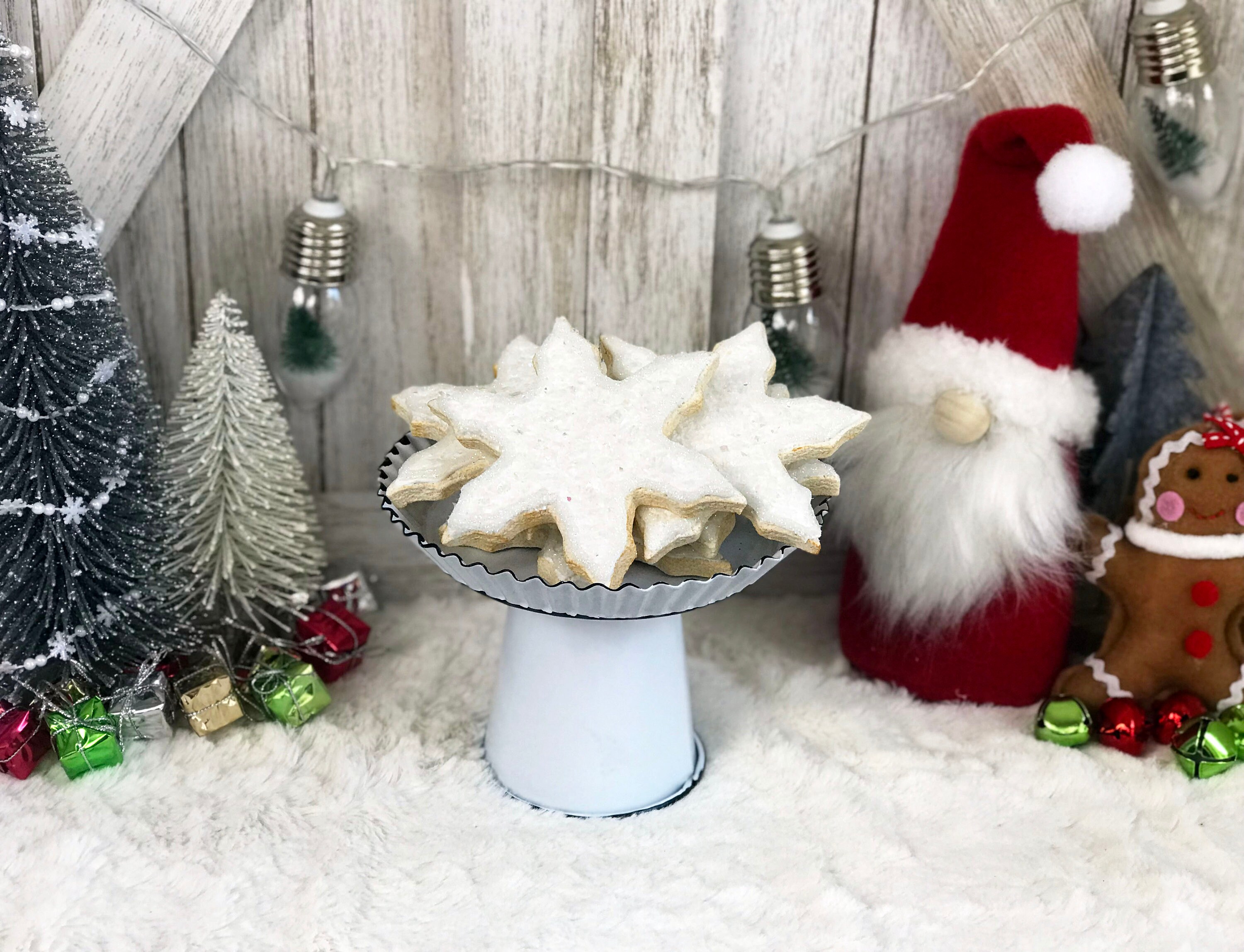 Fake Large Christmas Snowflake Cookies / Faux Christmas Food / - Etsy