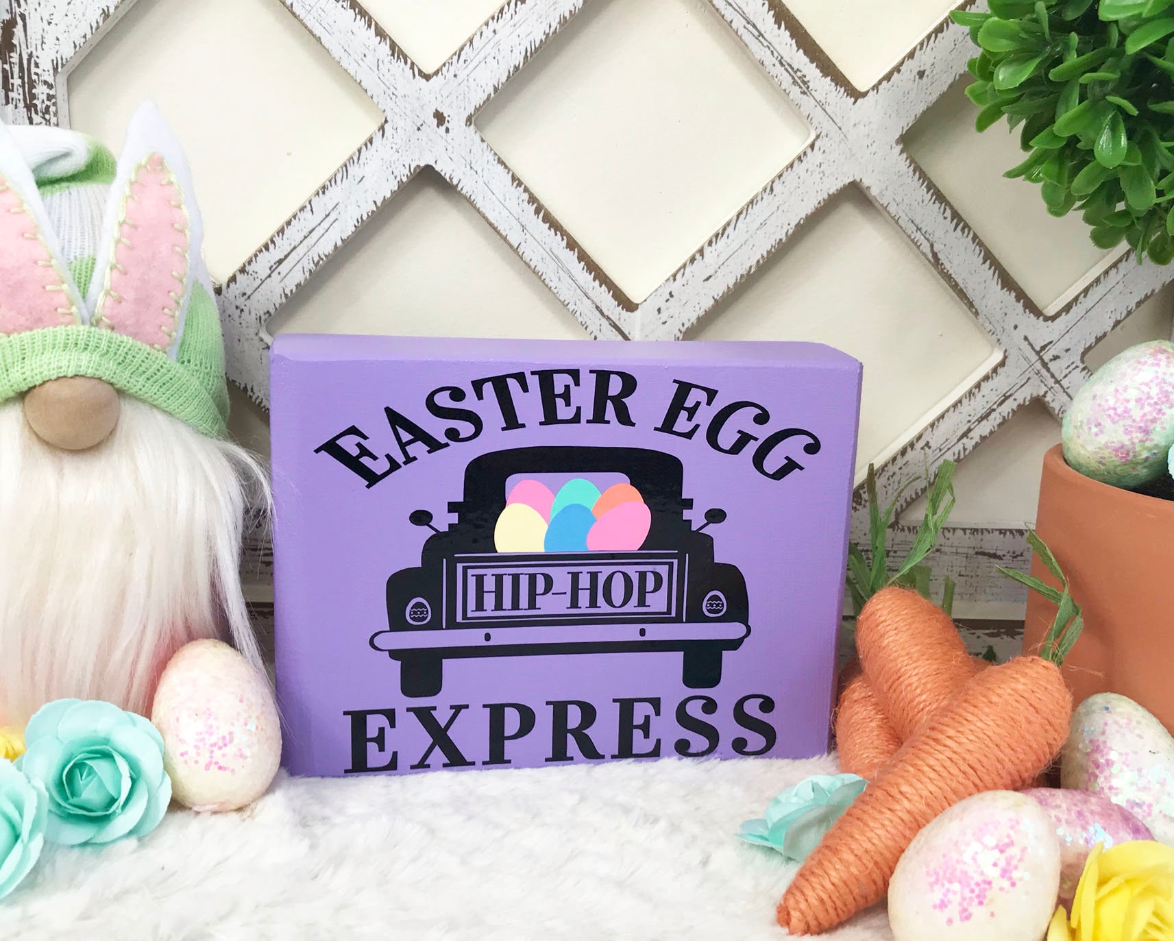 Easter Egg Express Small Sign l Easter Decor l Tiered Tray | Etsy