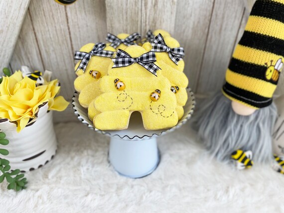 Fake Bee Hive Cookies / Faux Summer Cookies / Bee Decor / - Etsy