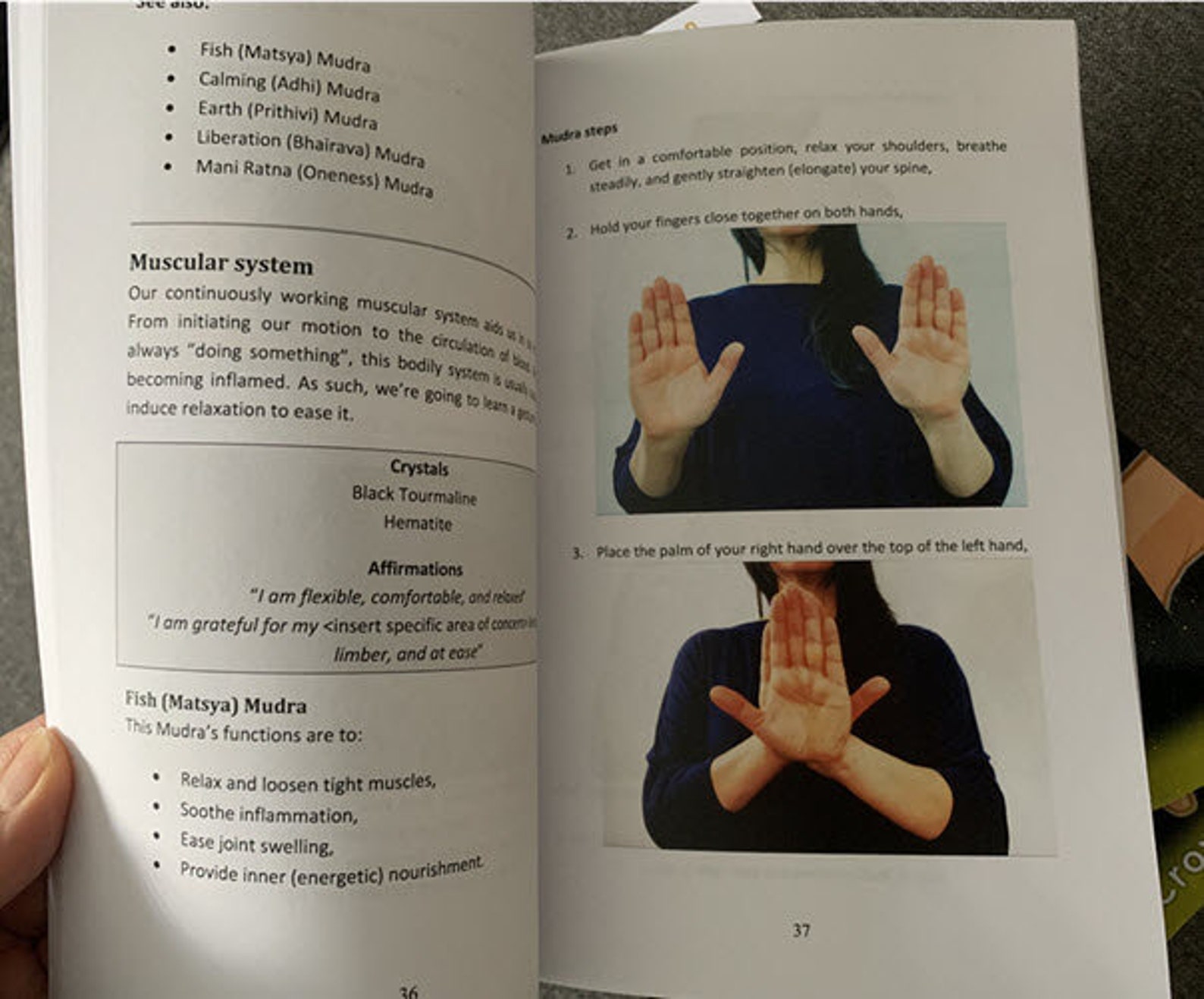Advanced Hand Mudras BOOK (signed) Perfect for YOGA, MEDITATION, Energy ...