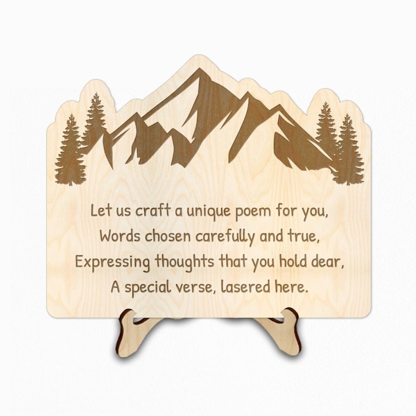 Custom Poem Wooden Signs - Etsy