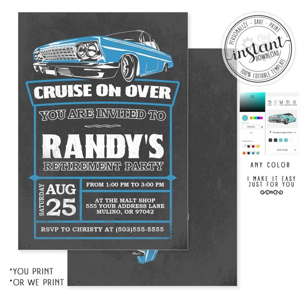 Car Retirement Party - Etsy