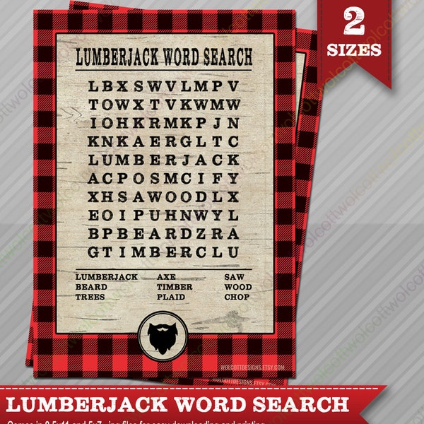 Lumberjack Games - Etsy