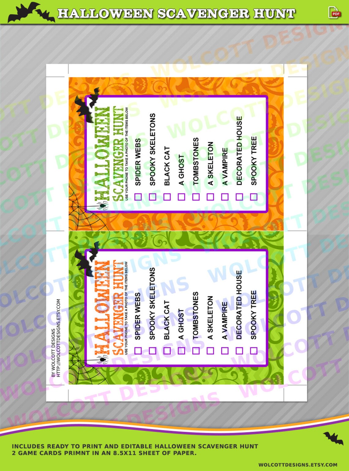 Halloween Party Decorations Printable Halloween Party - Etsy