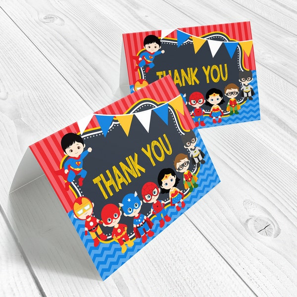 Superhero Thank You - Etsy
