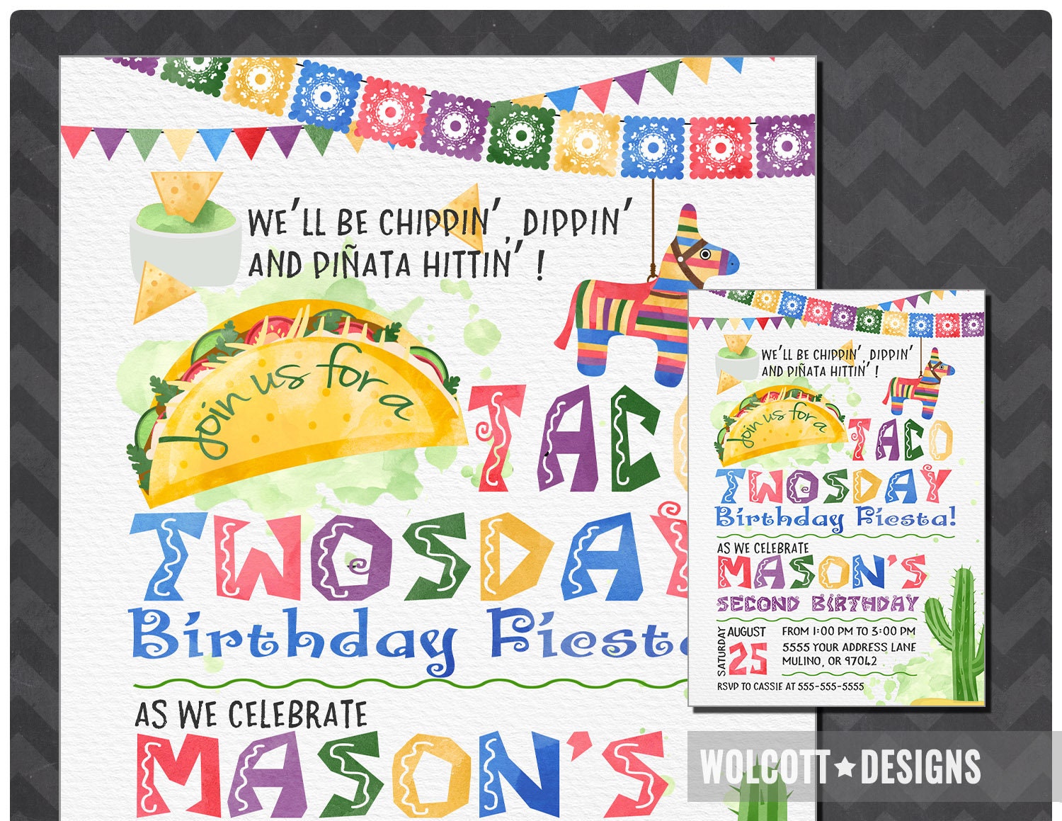 Taco Tuesday Invitation - Etsy