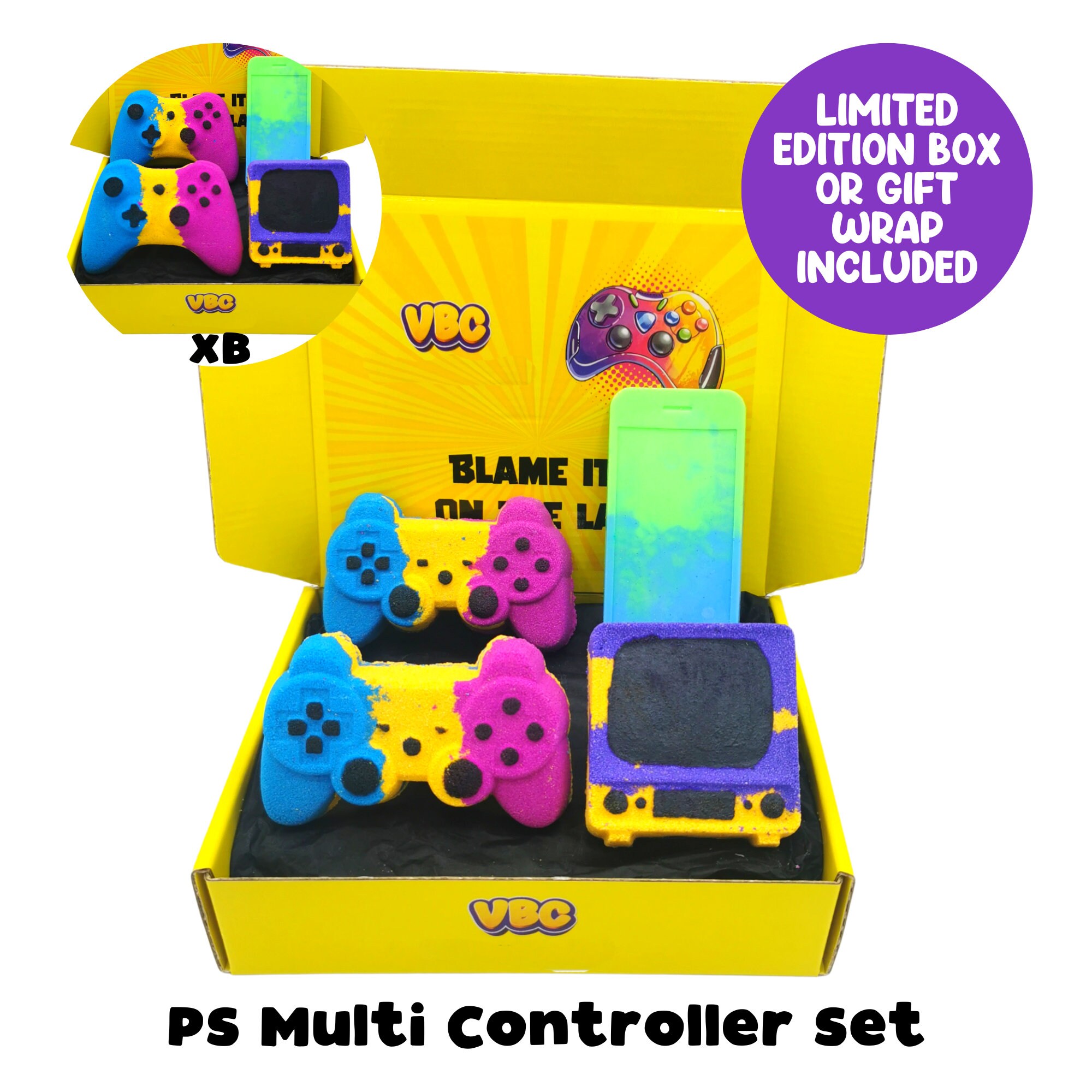 Gamer Bath Bomb Gift Set Controller Bath Bombs Unique - Etsy