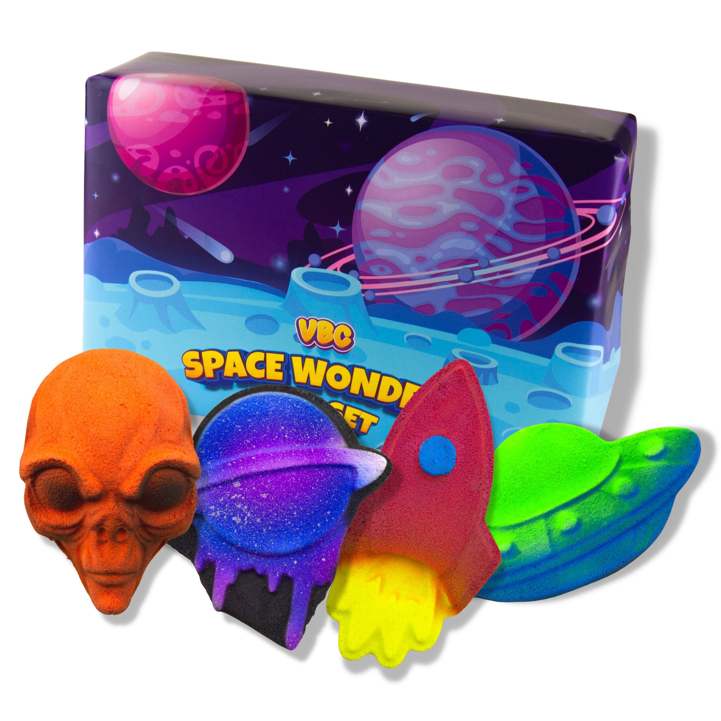 Space Bath Bomb Gift Set Hamper Vbc.life Astronaut UFO - Etsy UK