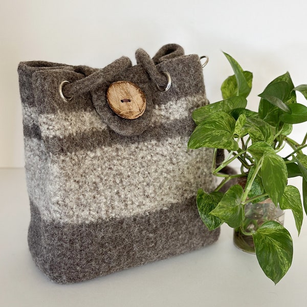 Felted Wool Purse - Etsy