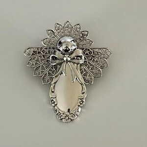 Handmade Jewelry Spoon Angel Pins Bereavement Guardian Angel Pendant ...
