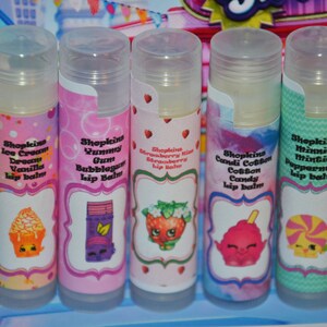Shopkin Lip Balm, Shopkins Birthday Party Favors, Shopkins Party Favors ...