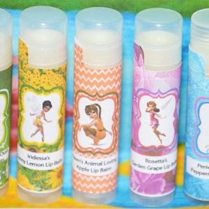 Tinkerbell Lip Balm, Tinkerbell Party Favors, Tinkerbell Birthday Party ...