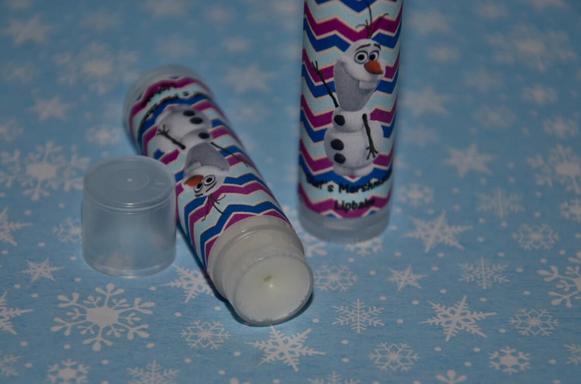 Olaf Lip Balm Frozen Lip Balm All Natural Kid Friendly Lip - Etsy