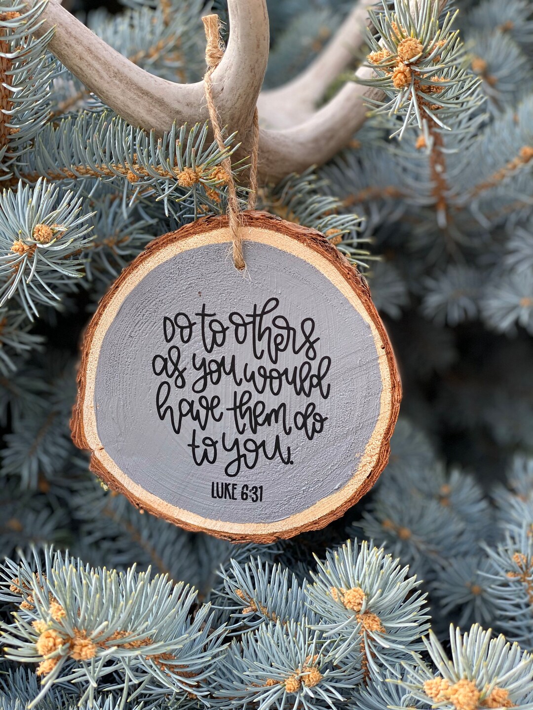 Do to Others as You Would Have Them Do to You Wood Slice Decor, Wood ...