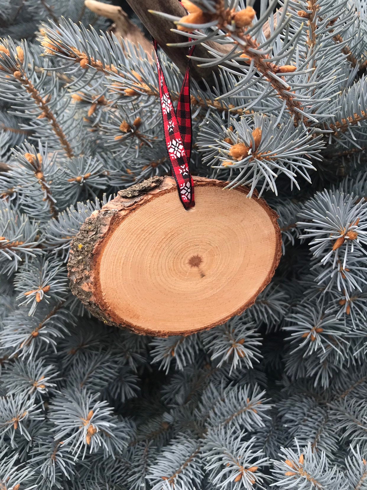 Alexa Go Christmas Shopping, Alexa Humor Wooden Slice Ornament, Alexa ...