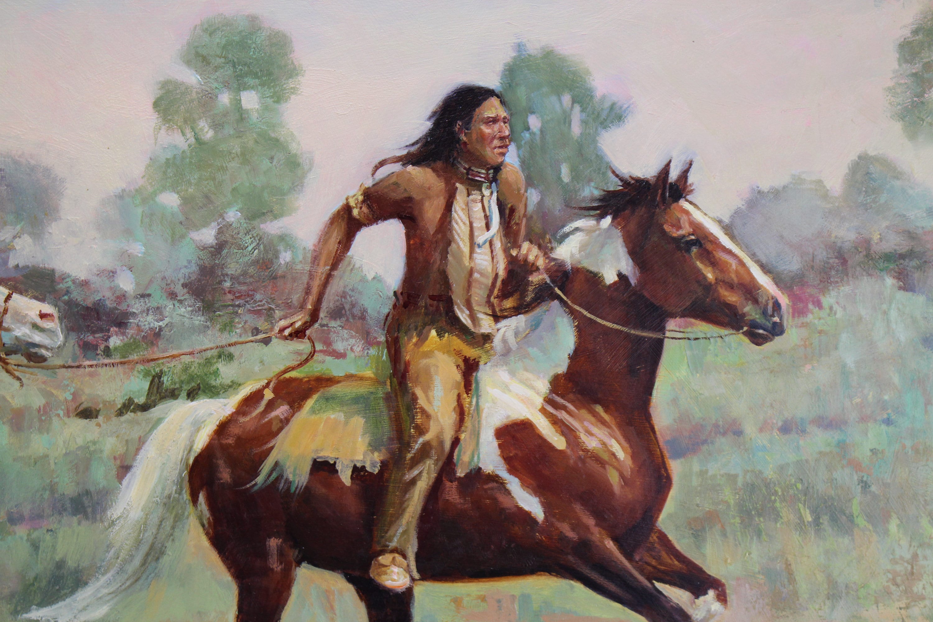 William bill Tipton Original Painting Native American | Etsy
