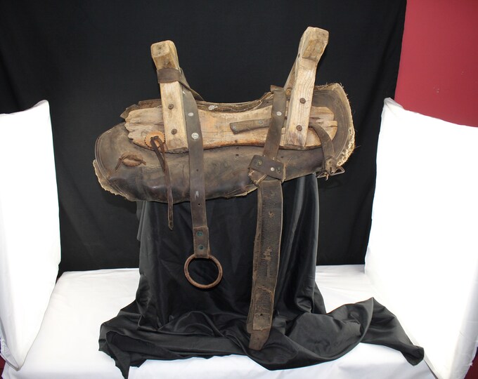 Antique Mule/horse Pack Saddle Sawbuck Primitive Western Ranch Interior ...