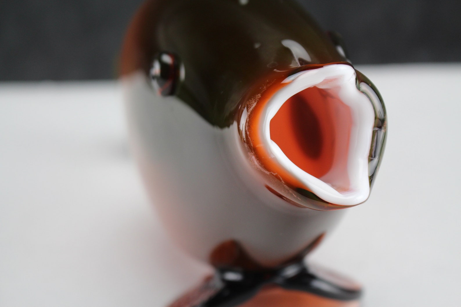 Fenton Art Glass Dave Fetty Fish Figurine OOAK - Etsy