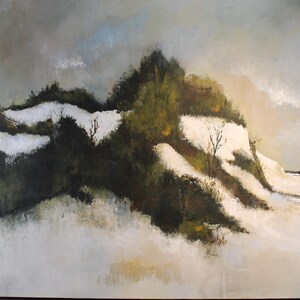 EMILY WHALEY (american, 1911 - 1998) Original Acrylic Painting "winter ...
