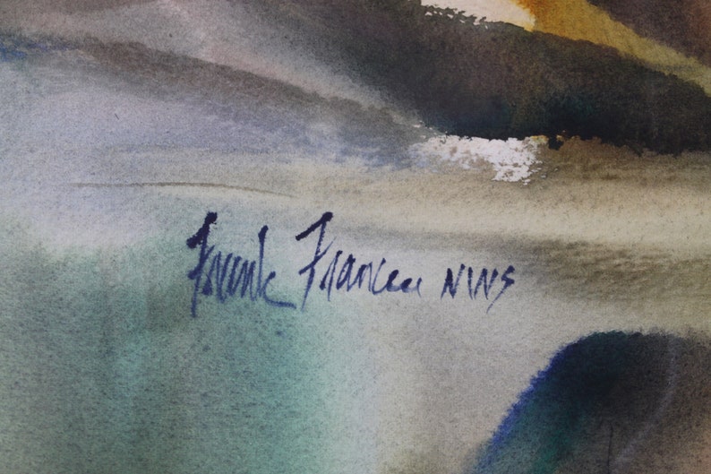 Impressionist Watercolor Painting Frank Francese Nws-interior Home and ...