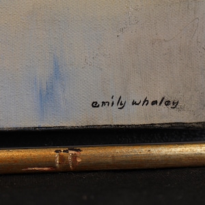 EMILY WHALEY (american, 1911 - 1998) Original Acrylic Painting "winter ...