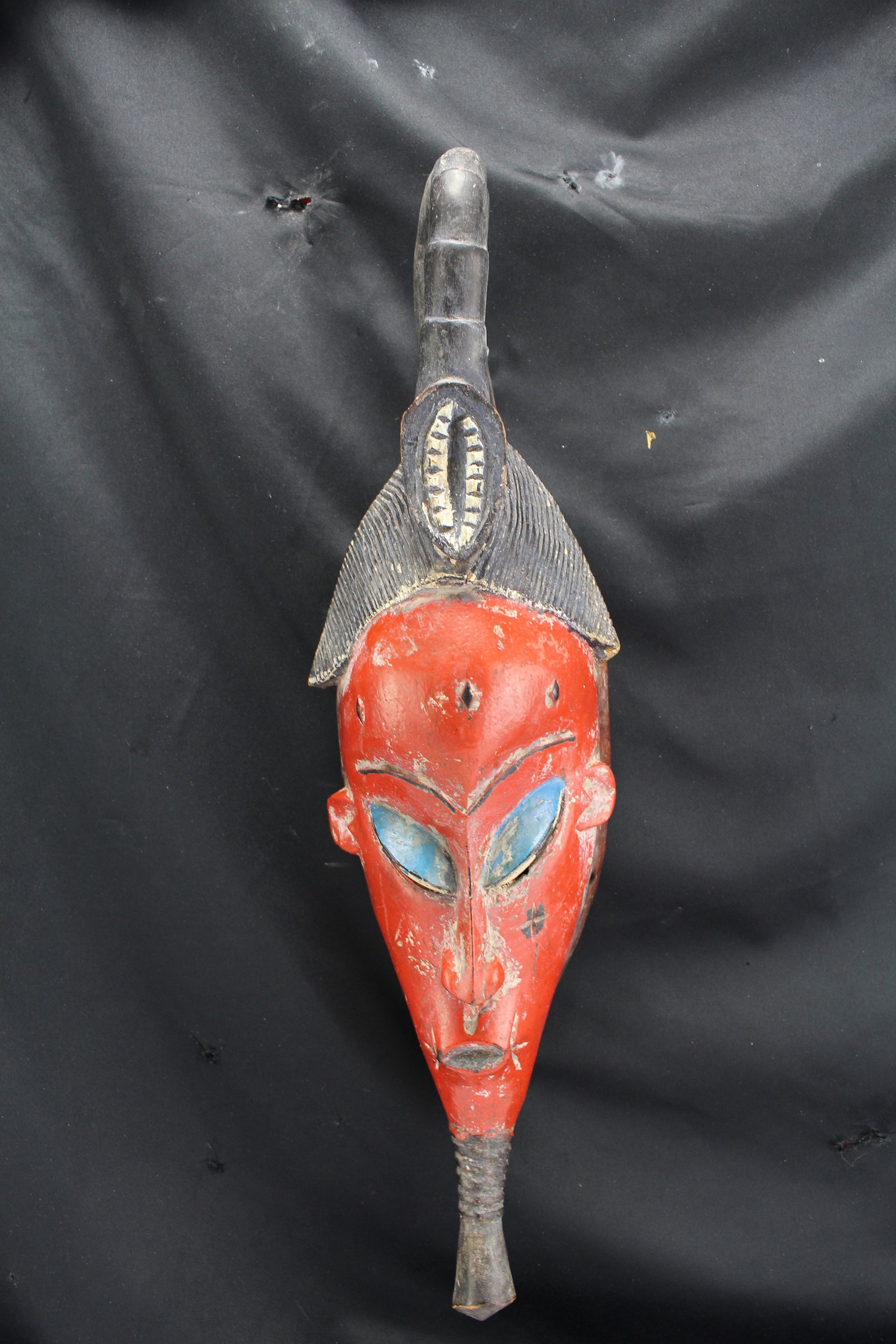Mask 1950's Carved Wood Baule Ivory Coast: A kpan Mask - Etsy
