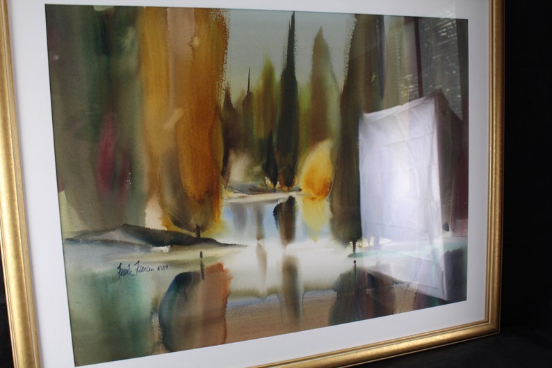 Impressionist Watercolor Painting Frank Francese Nws-interior Home and ...