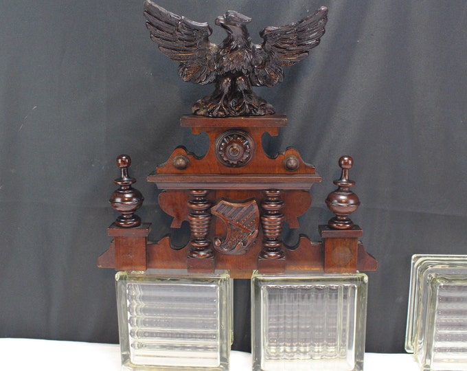 Antique German Vienna Regulator Clock Crown/topper Eagle on Top Wood ...