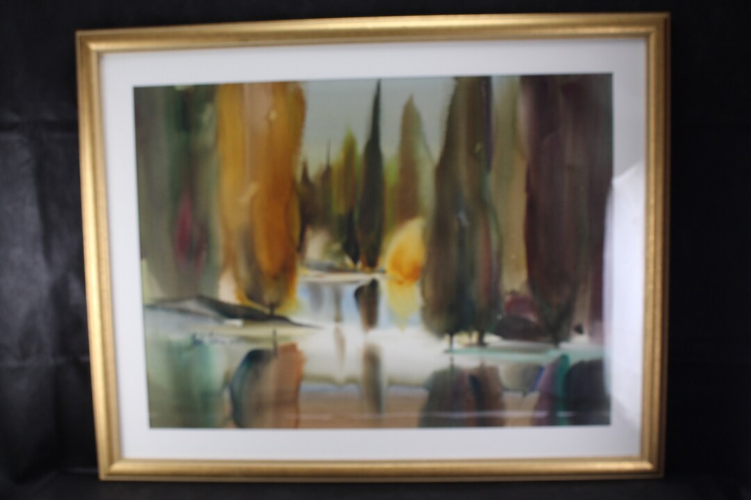 Impressionist Watercolor Painting Frank Francese Nws-interior Home and ...