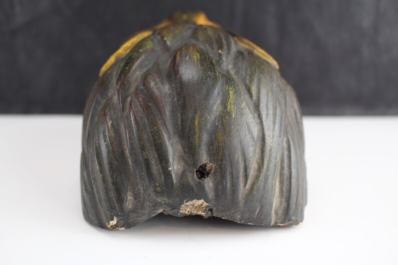 Tribal Lion Mask Carved Wood Big Cat Hand Painted-collectible - Etsy