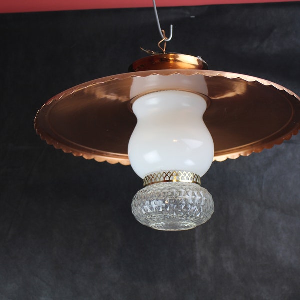 Copper Light Fixture - Etsy