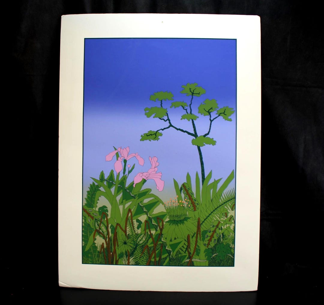 Botanical & Landscape Silk Screen Print John Langton (b. 1932) - Etsy