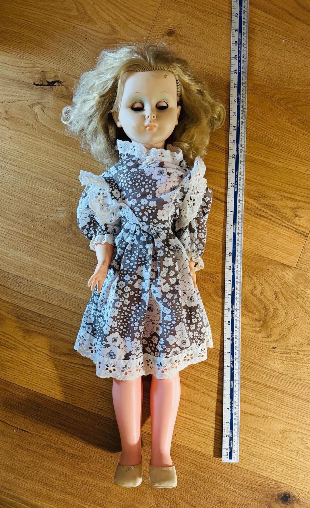 Vintage 1960s 27 Tall Blonde Girl Doll Vinyl Stamped 1964 SEM CO LTD ...