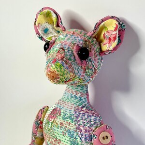 MOUSE Art Doll OOAK Textile Art Sculpture Figure Animal Character ...