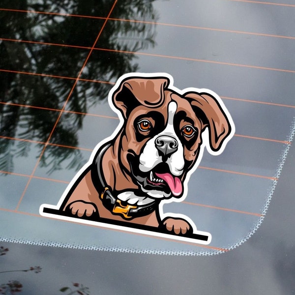 Boxer Dog Decal - Etsy