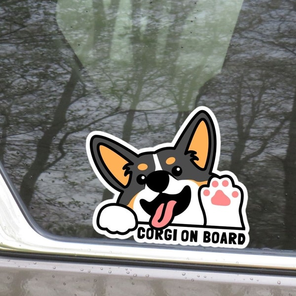 Corgi Dog Window Decal - Etsy