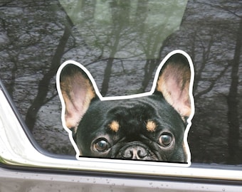 French Bulldog Butterfly Car Decal . - Etsy