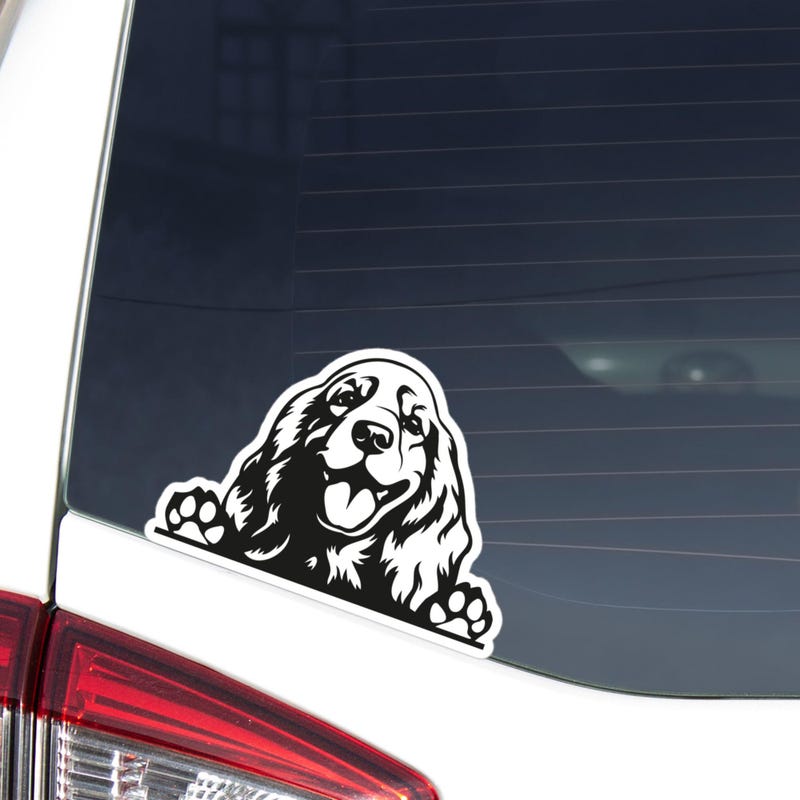 Cocker Spaniel Decal - Etsy