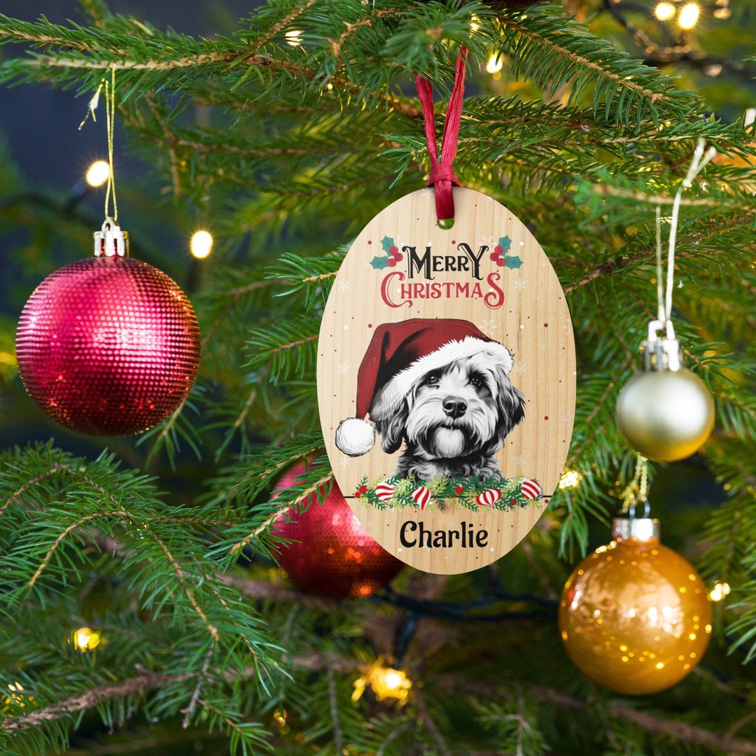 Personalized Cavapoo Wooden Ornament / Custom Dog Name / - Etsy