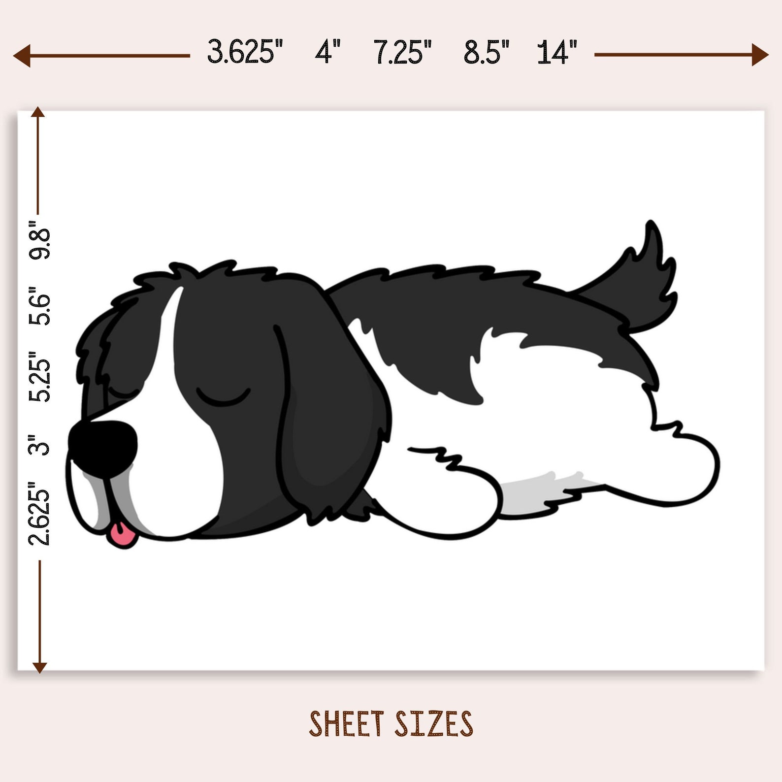 Lazy Newfie Dog Car Decal - Newfoundland Waterproof Vinyl Sticker - Etsy