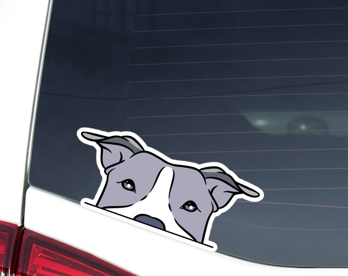 I Love My Pit Bull/pit Bulls Car Window Decal - Etsy