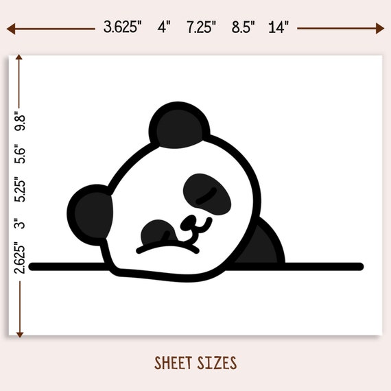 Lazy Panda Decal