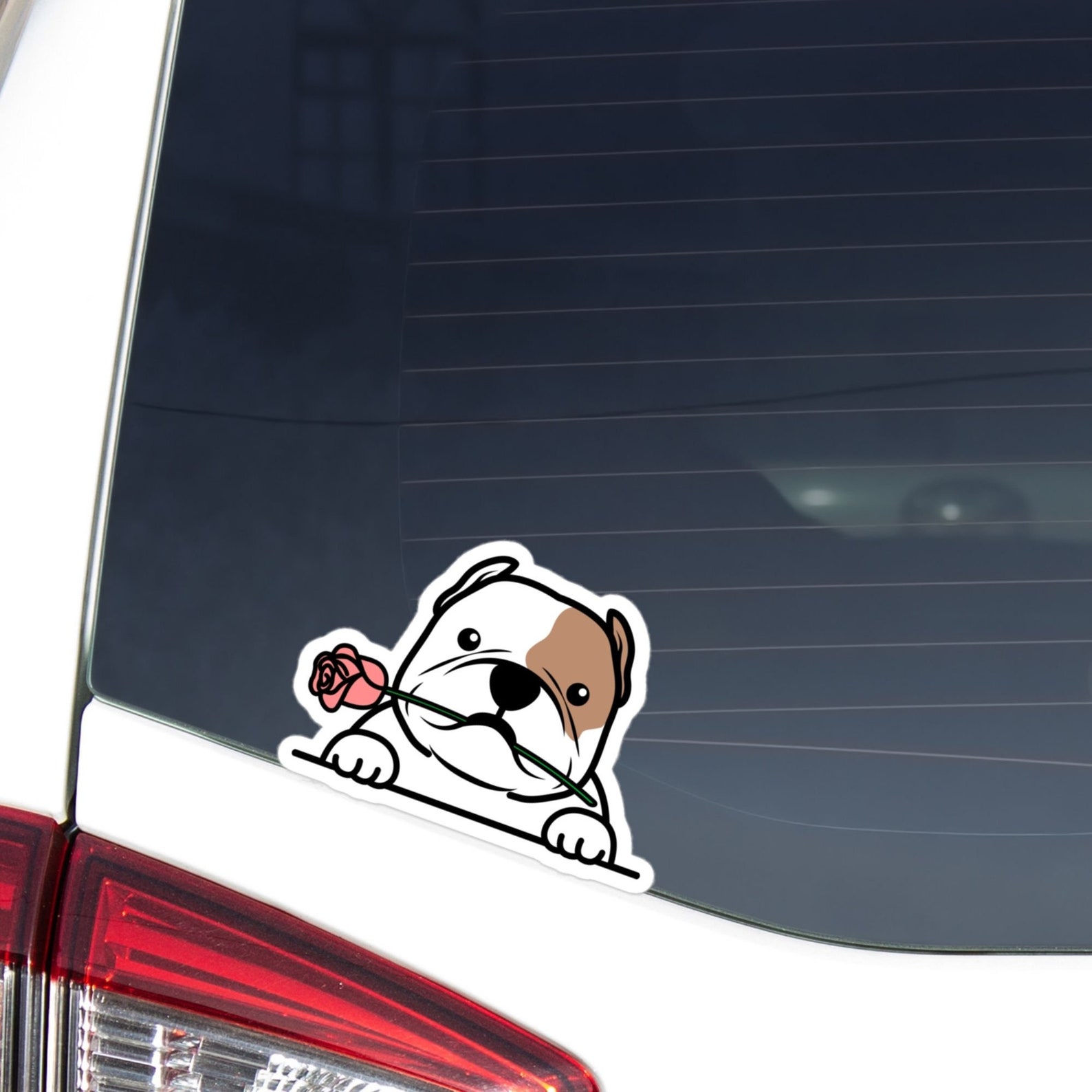 American Bully Car Sticker Decal / Kawaii Cartoon Bully Dog - Etsy