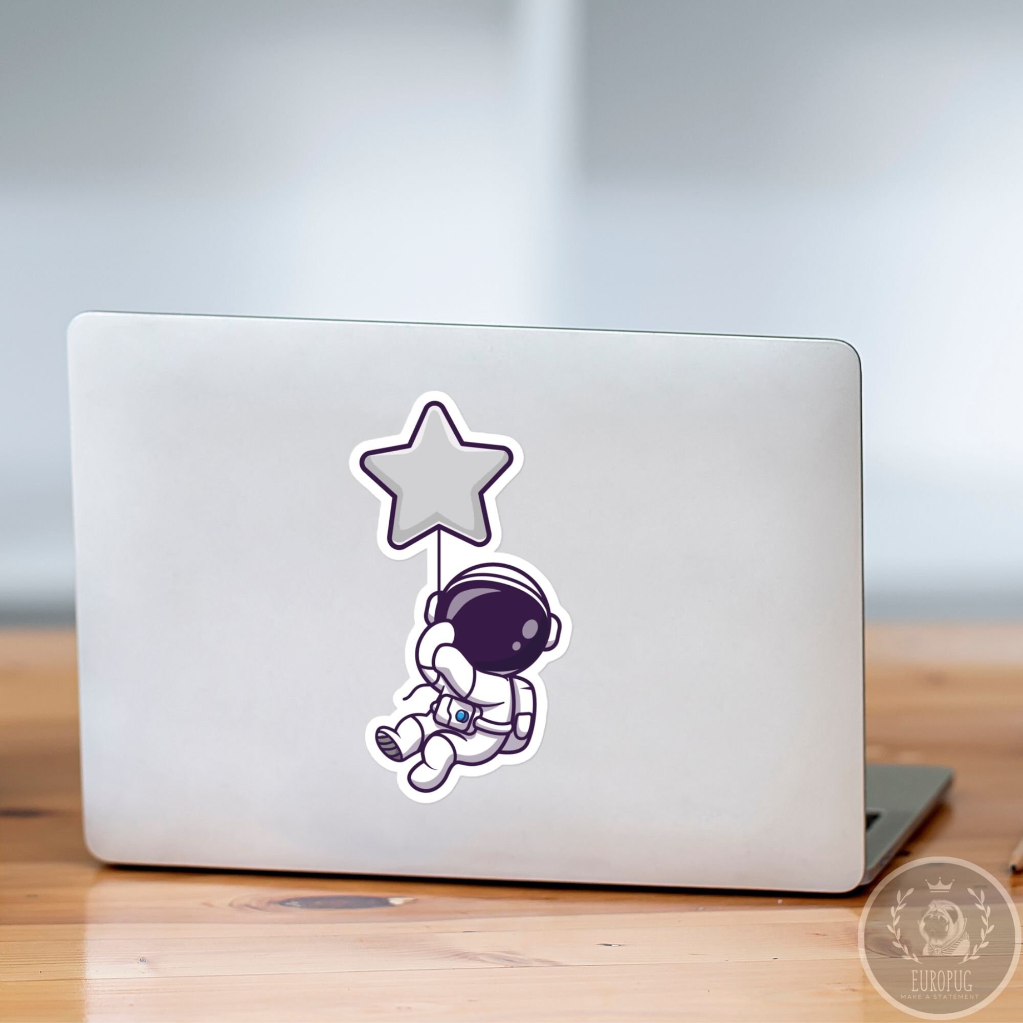 Astronaut Floating With Star Balloon Car Decal Sticker / - Etsy