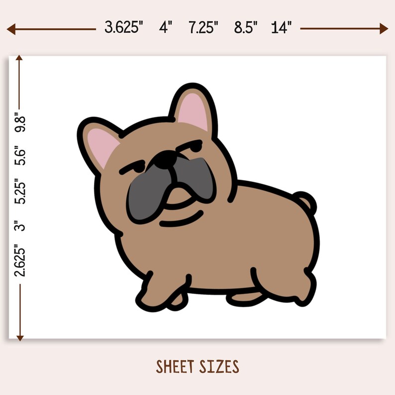 Personalized French Bulldog Car Sticker Decal / Funny Frenchie Dog ...