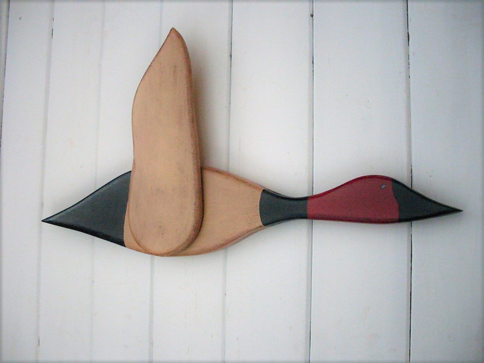 Flying Canvas Back Duck - Etsy