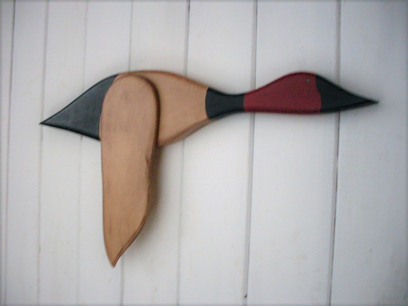 Flying Canvas Back Duck - Etsy