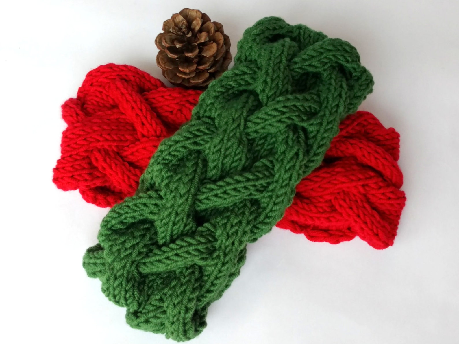 Merino Wool Headband Headwrap, Women Ear Warmer, Braided Warm Headband ...